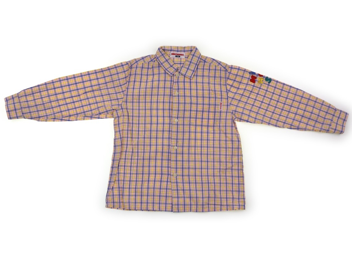 【最大90%OFF】シャツ・ブラウスの子供服(ミキハウス/120サイズ) | キャリーオン