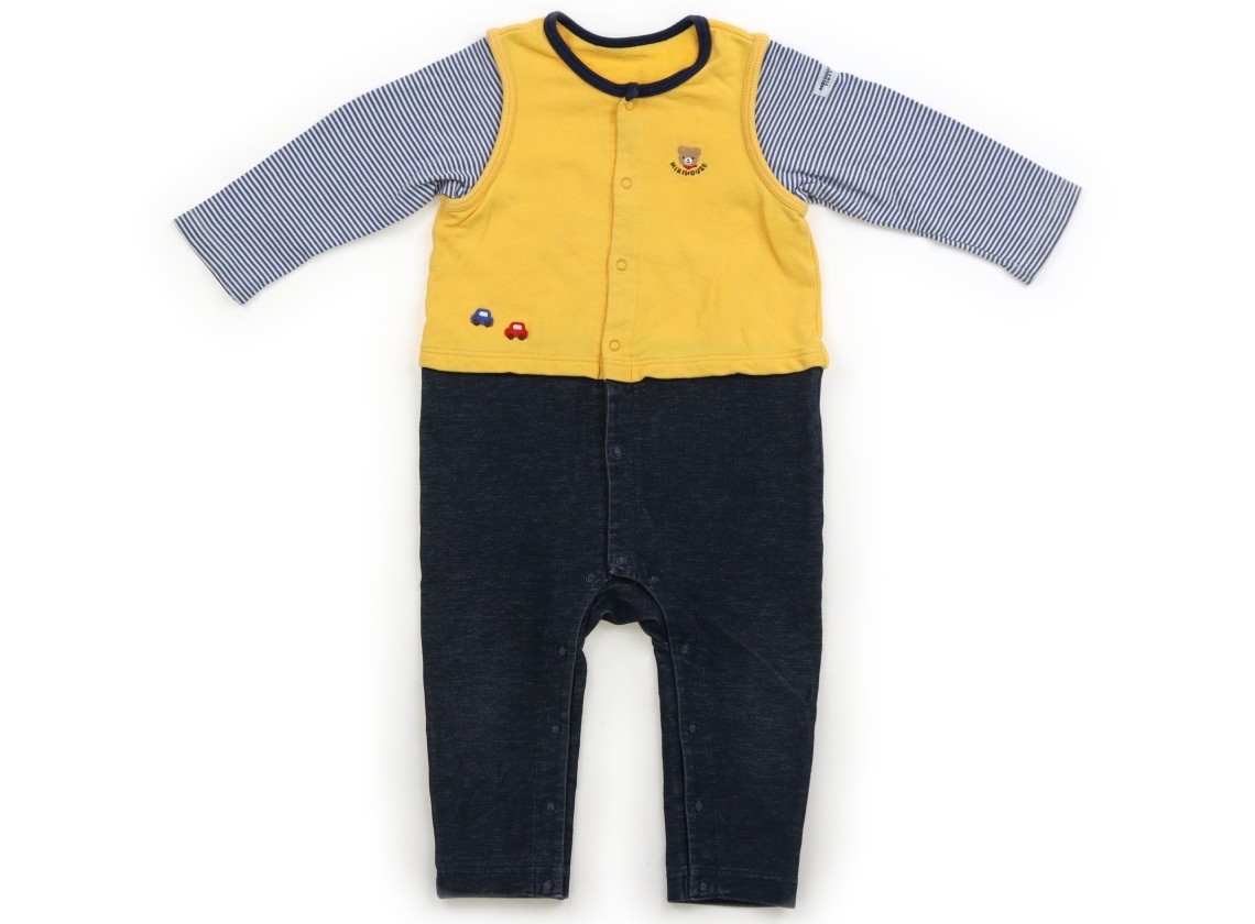 【最大90%OFF】カバーオールの子供服(ミキハウス/80サイズ) | キャリーオン